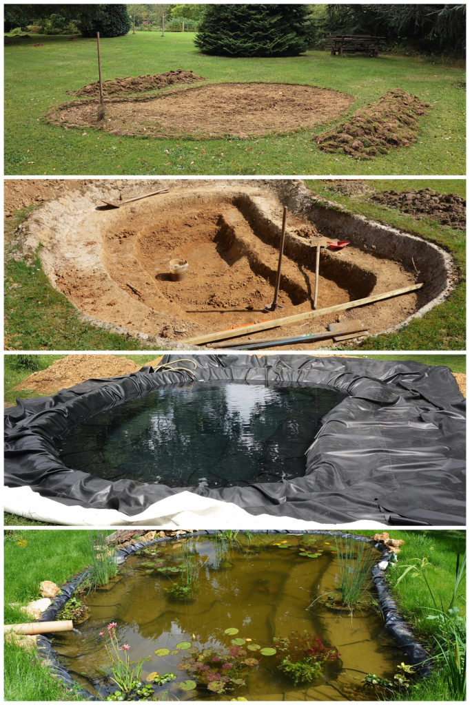 How to create a pond or water feature in a garden of any size ...